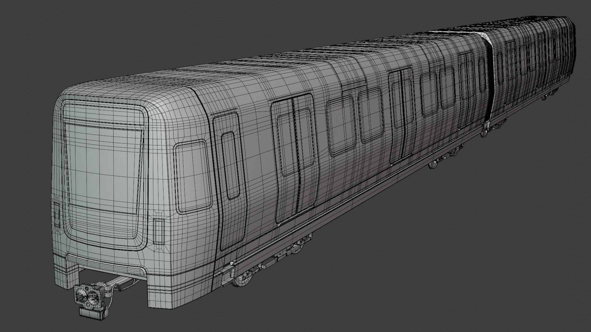 Stockholm metro train 3D model | CGTrader