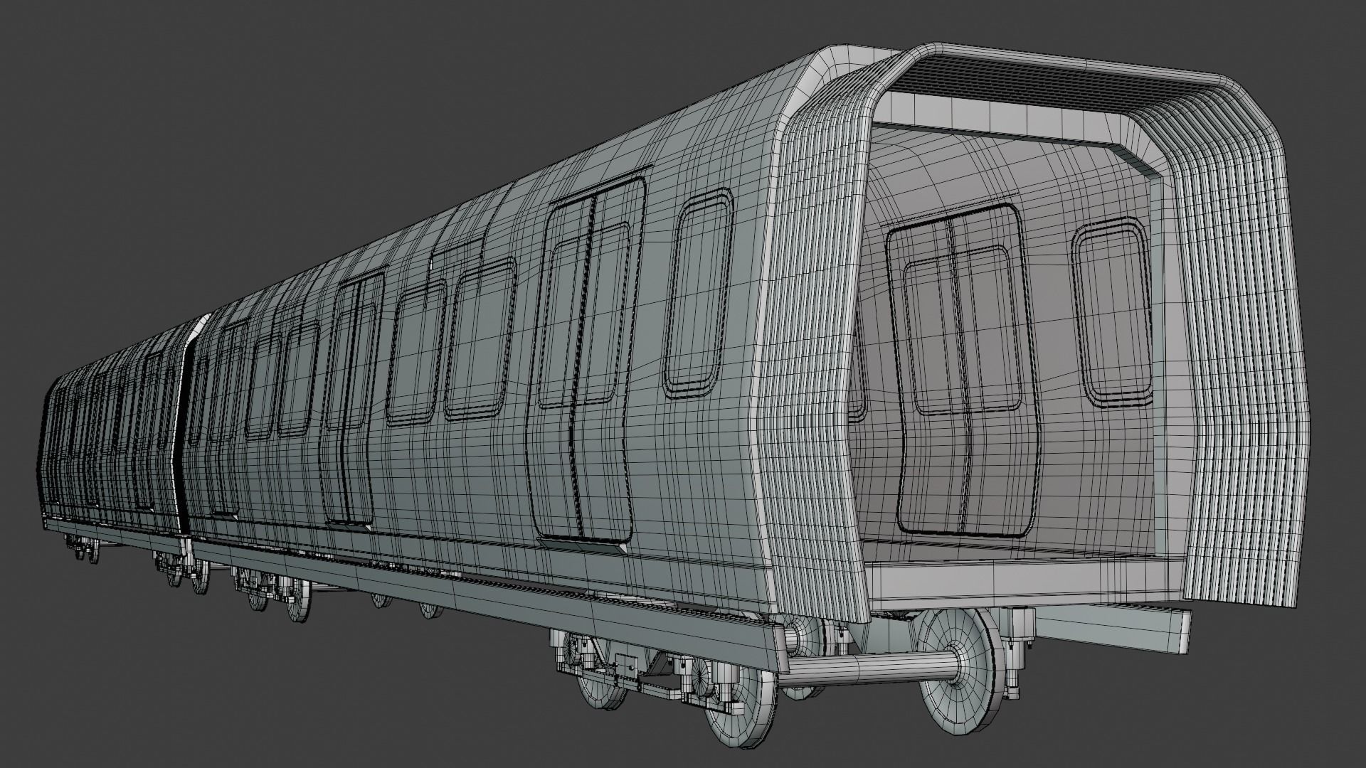 Stockholm metro train 3D model | CGTrader