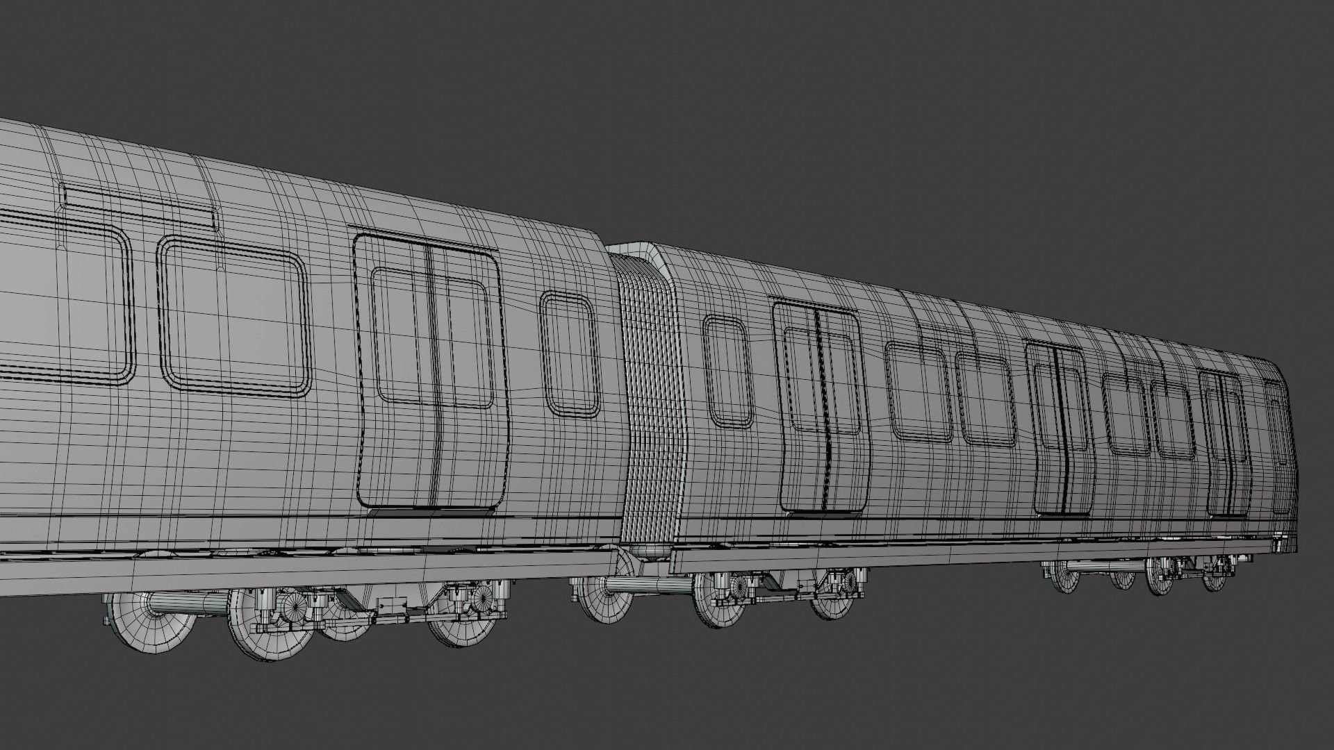 Stockholm metro train 3D model | CGTrader