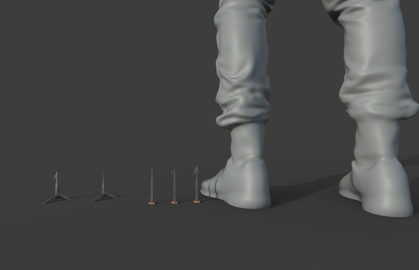 3D model Foot trap caltrops crows feet VR / AR / low-poly | CGTrader