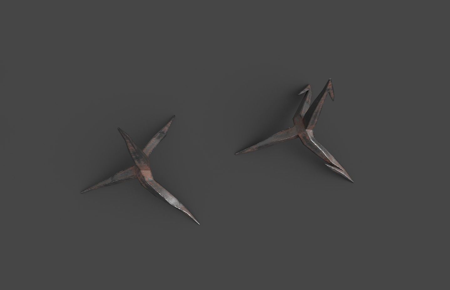 3D model Foot trap caltrops crows feet VR / AR / low-poly | CGTrader