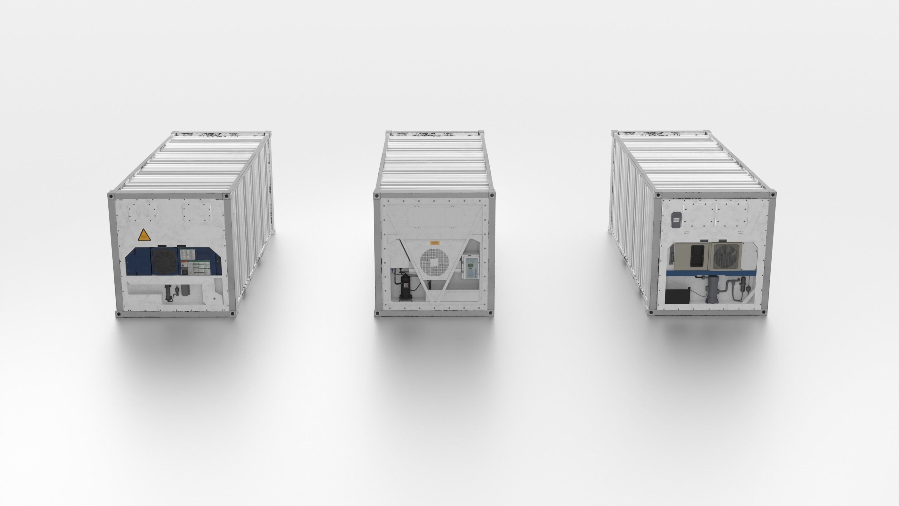 Refrigerated Container - Reefer 3D model | CGTrader
