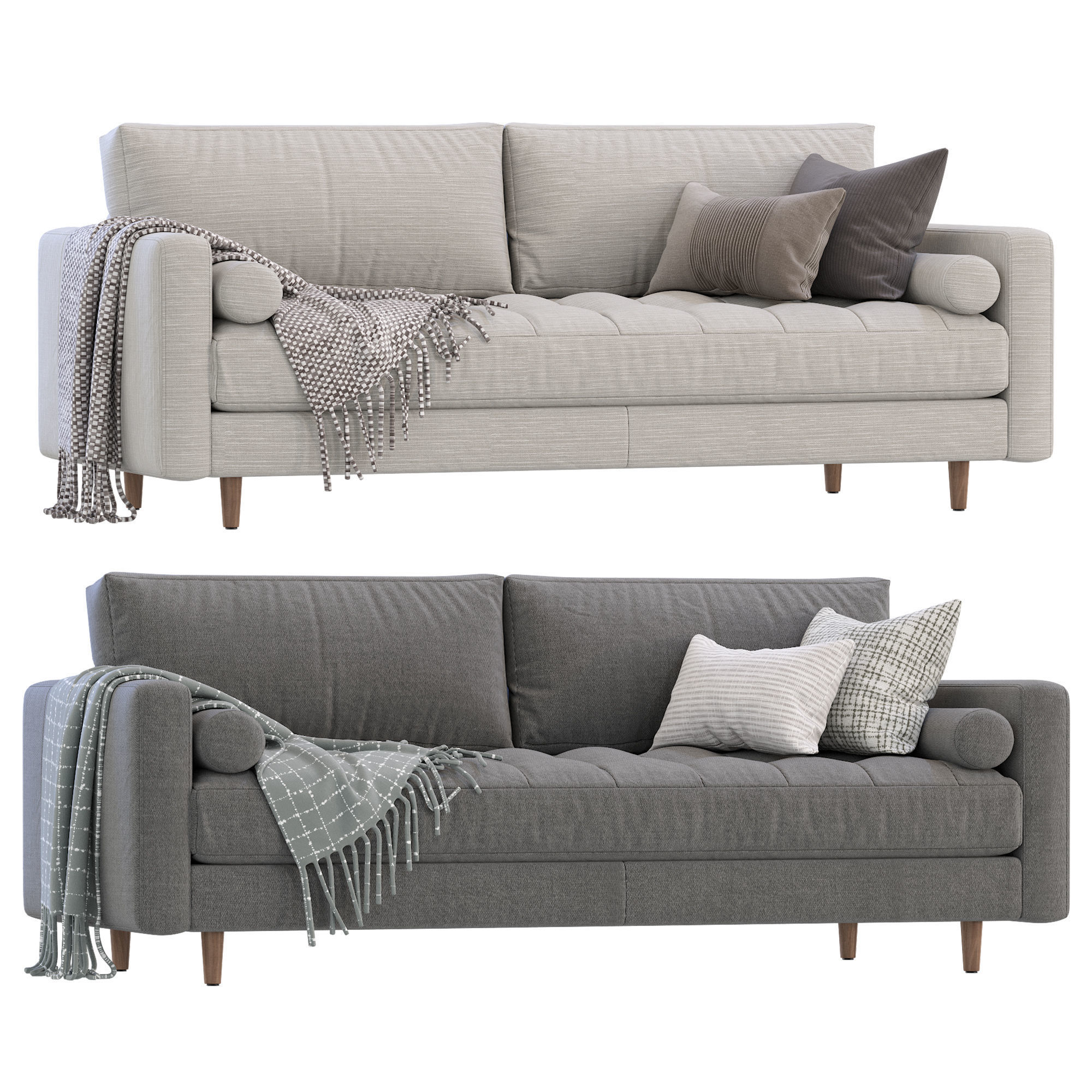 Madison Sofa By Castlery 3D model | CGTrader