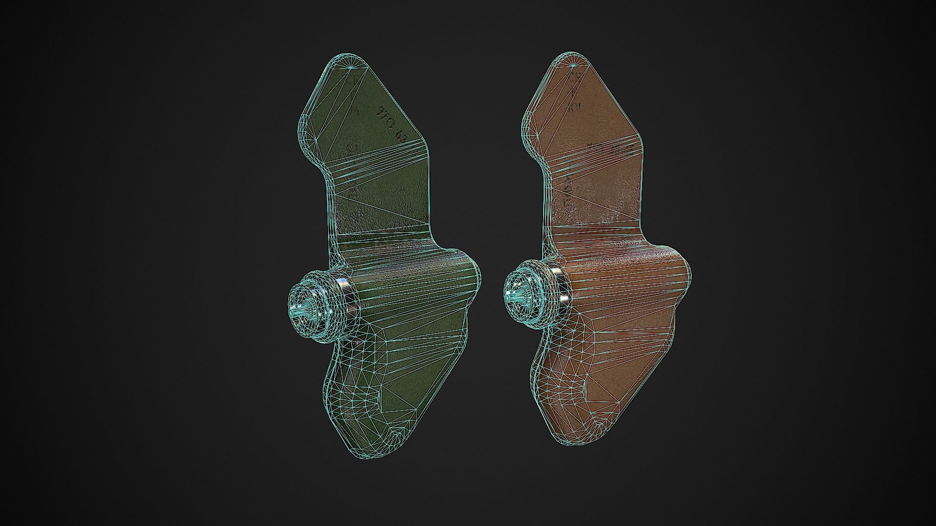 3D model Anti-infantry high-explosive mine PFM-1 VR / AR / low-poly ...