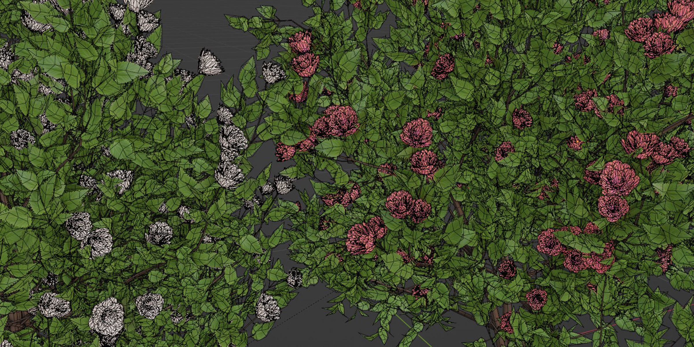 24 Bush models collection vol 240-Blender | CGTrader