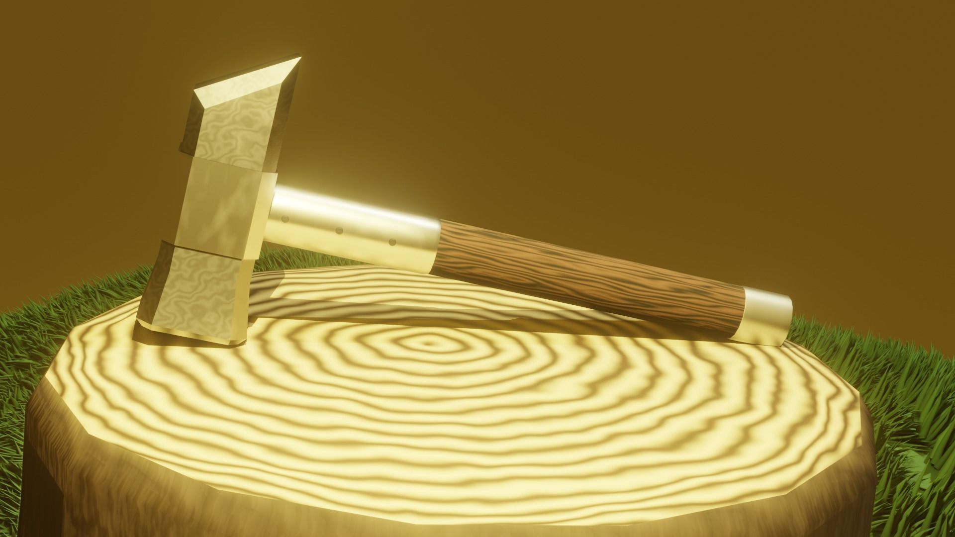 3D model Simple Fantasy Light Hammer VR / AR / low-poly | CGTrader