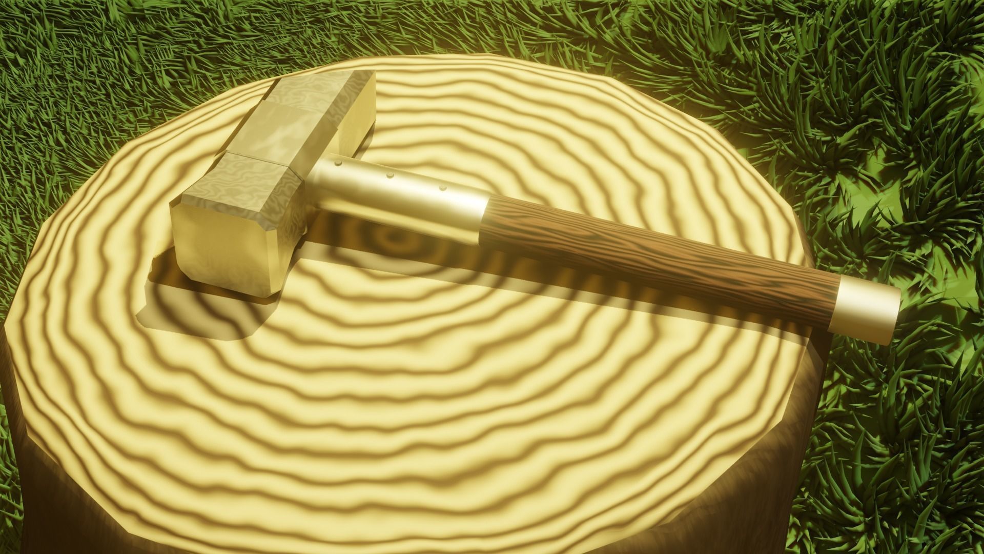3D model Simple Fantasy Light Hammer VR / AR / low-poly | CGTrader