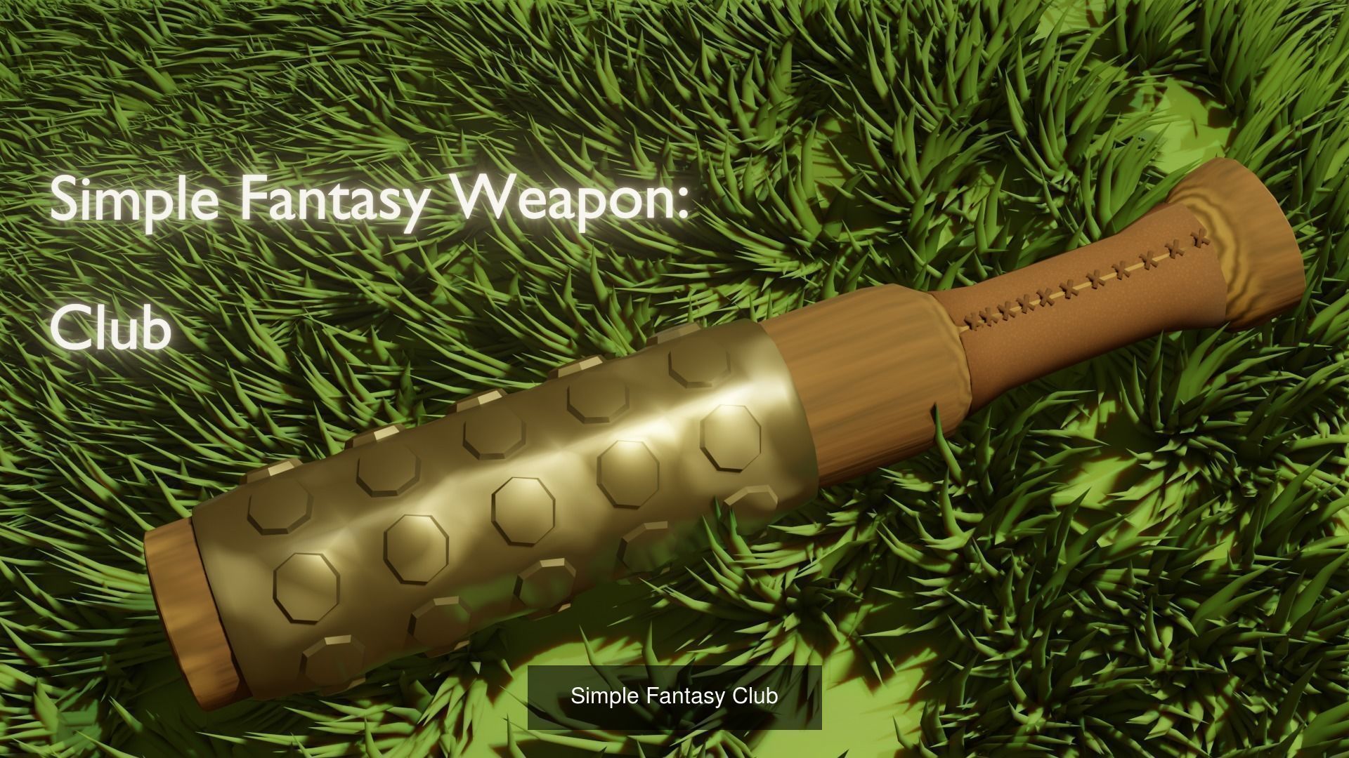 3D Model Collection Simple Fantasy Weapons Pack VR / AR / low-poly ...