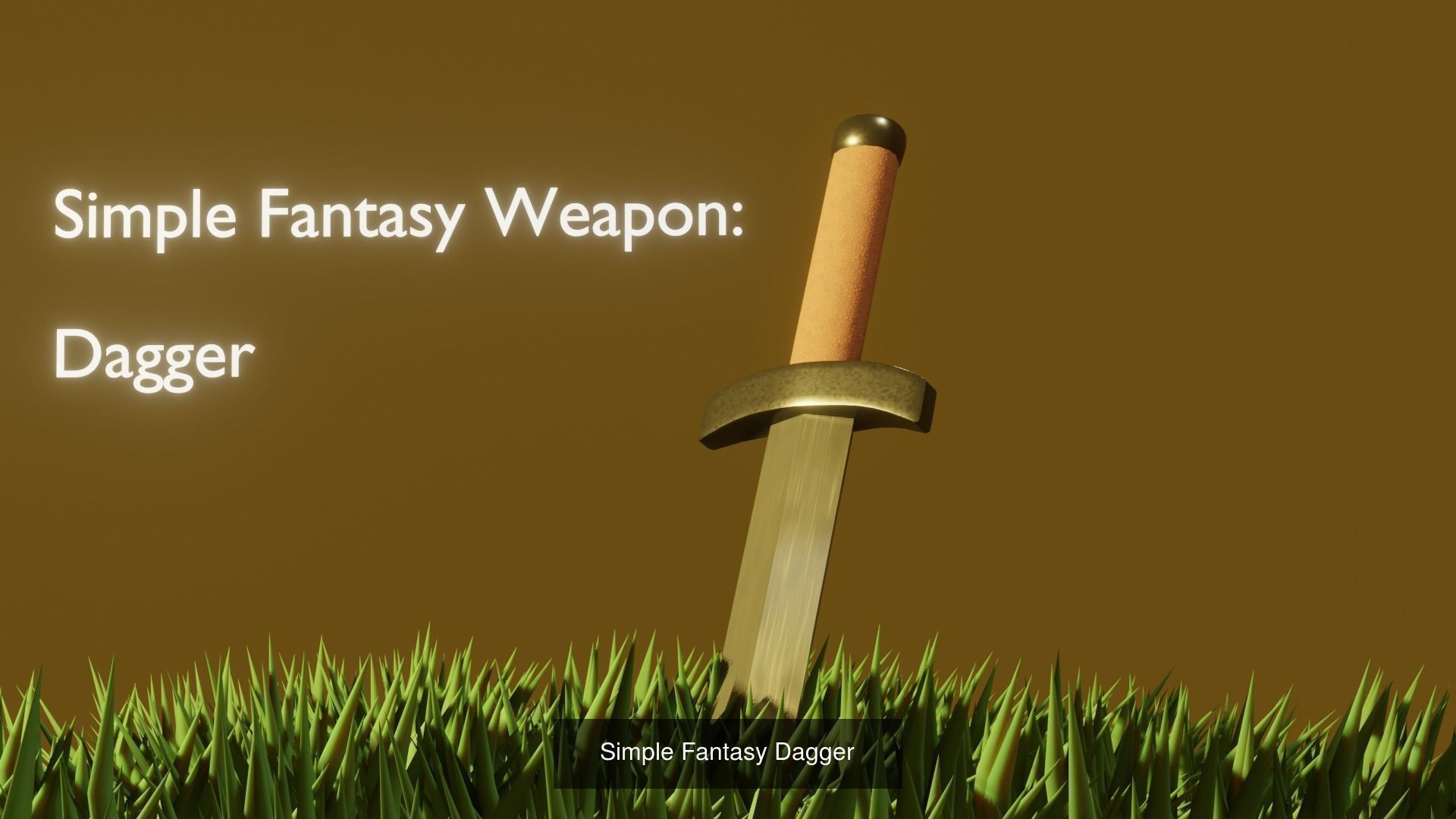 3D Model Collection Simple Fantasy Weapons Pack VR / AR / low-poly ...