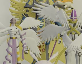 Goddramon Modelo 3d Digimon Angemon" 3D Models To Print Yeggi