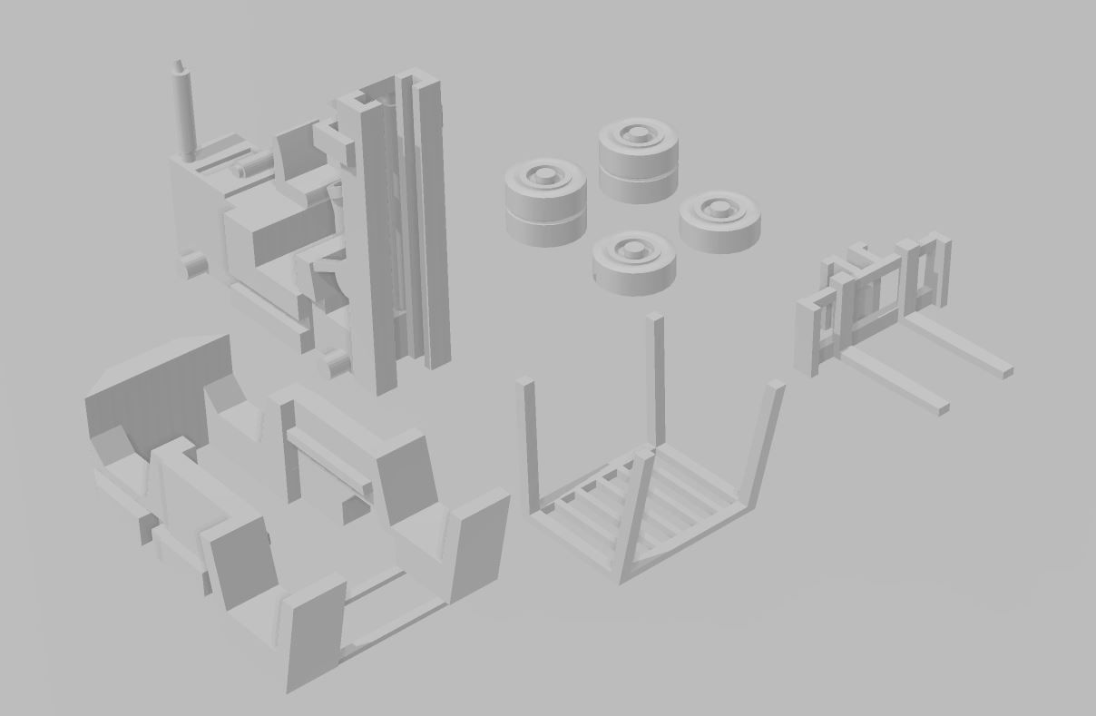 Heavy Duty Forklift Truck by Outland Models 3D Printable 3D model 3D ...