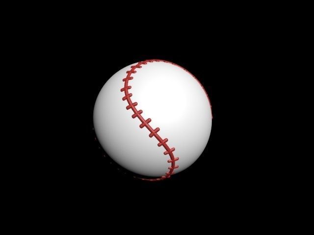 softball - multiextruder colorprintable 3D model 3D printable | CGTrader