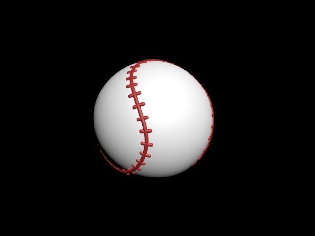 softball - multiextruder colorprintable 3D model 3D printable | CGTrader