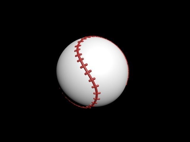 softball - multiextruder colorprintable 3D model 3D printable | CGTrader