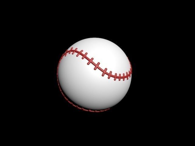 softball - multiextruder colorprintable 3D model 3D printable | CGTrader