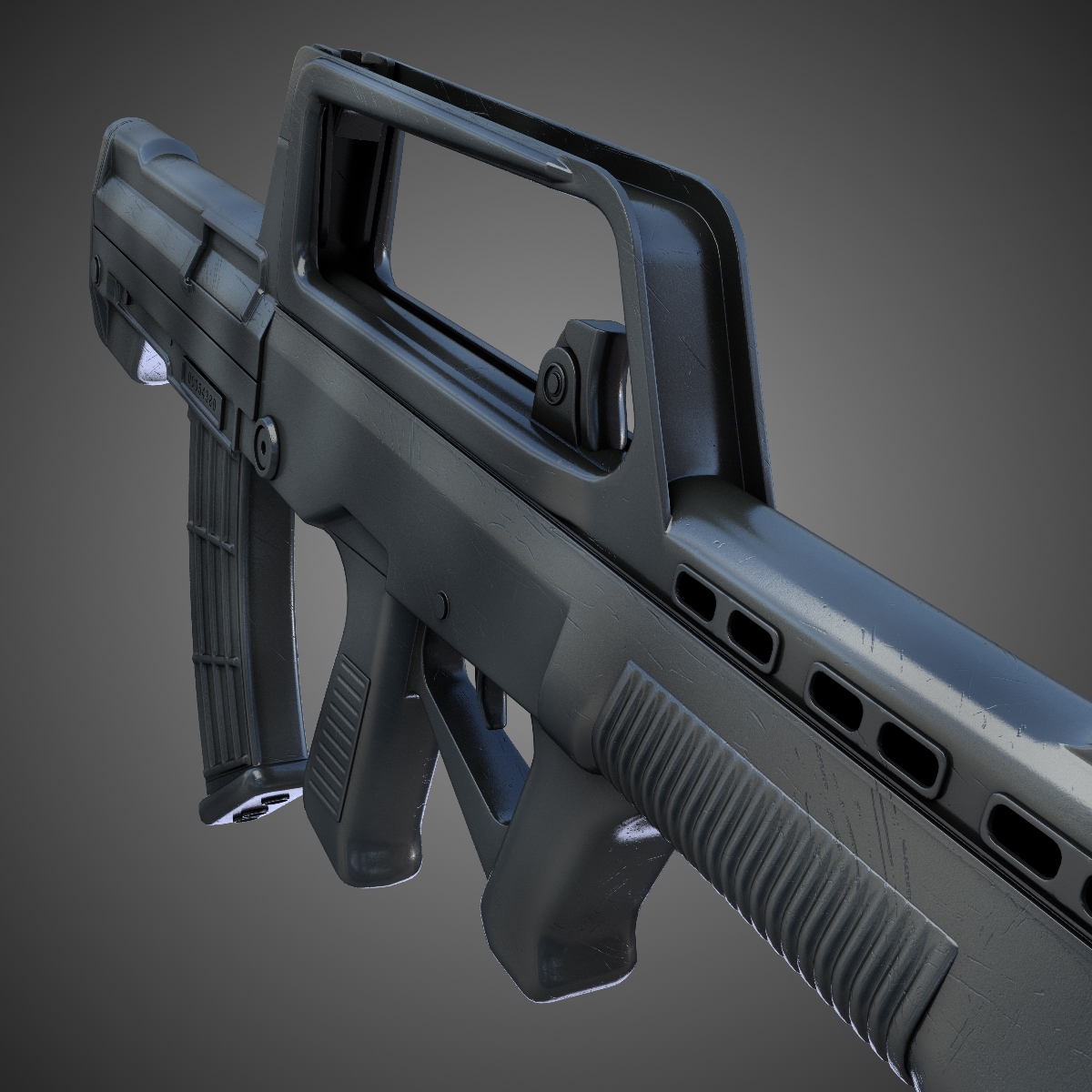 QBZ-95 Assault rifle Hi-Res 3D model | CGTrader