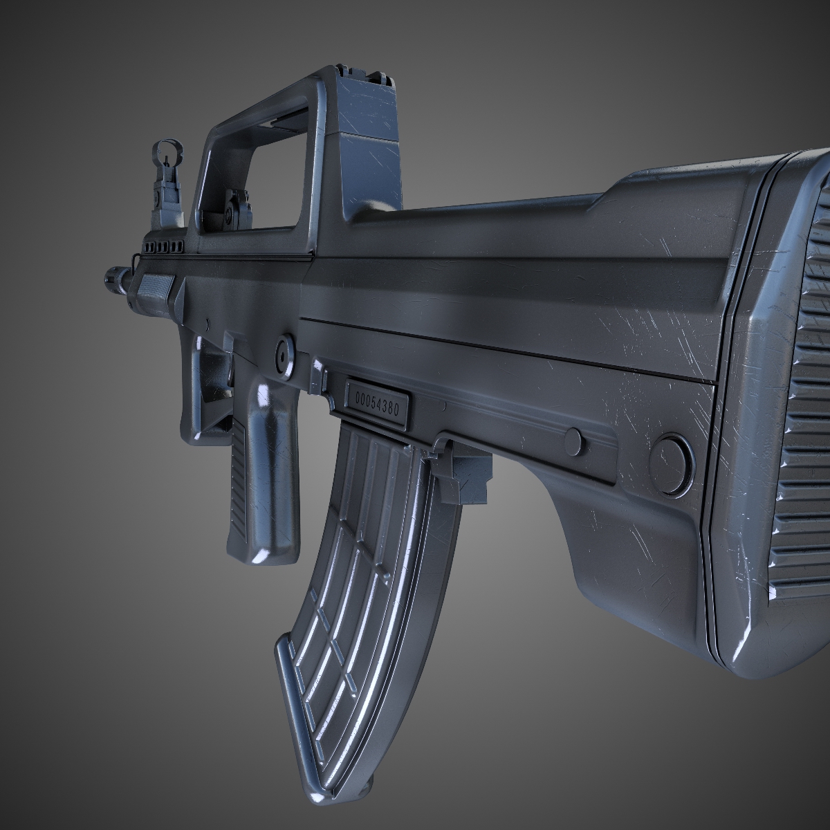 QBZ-95 Assault rifle Hi-Res 3D model | CGTrader