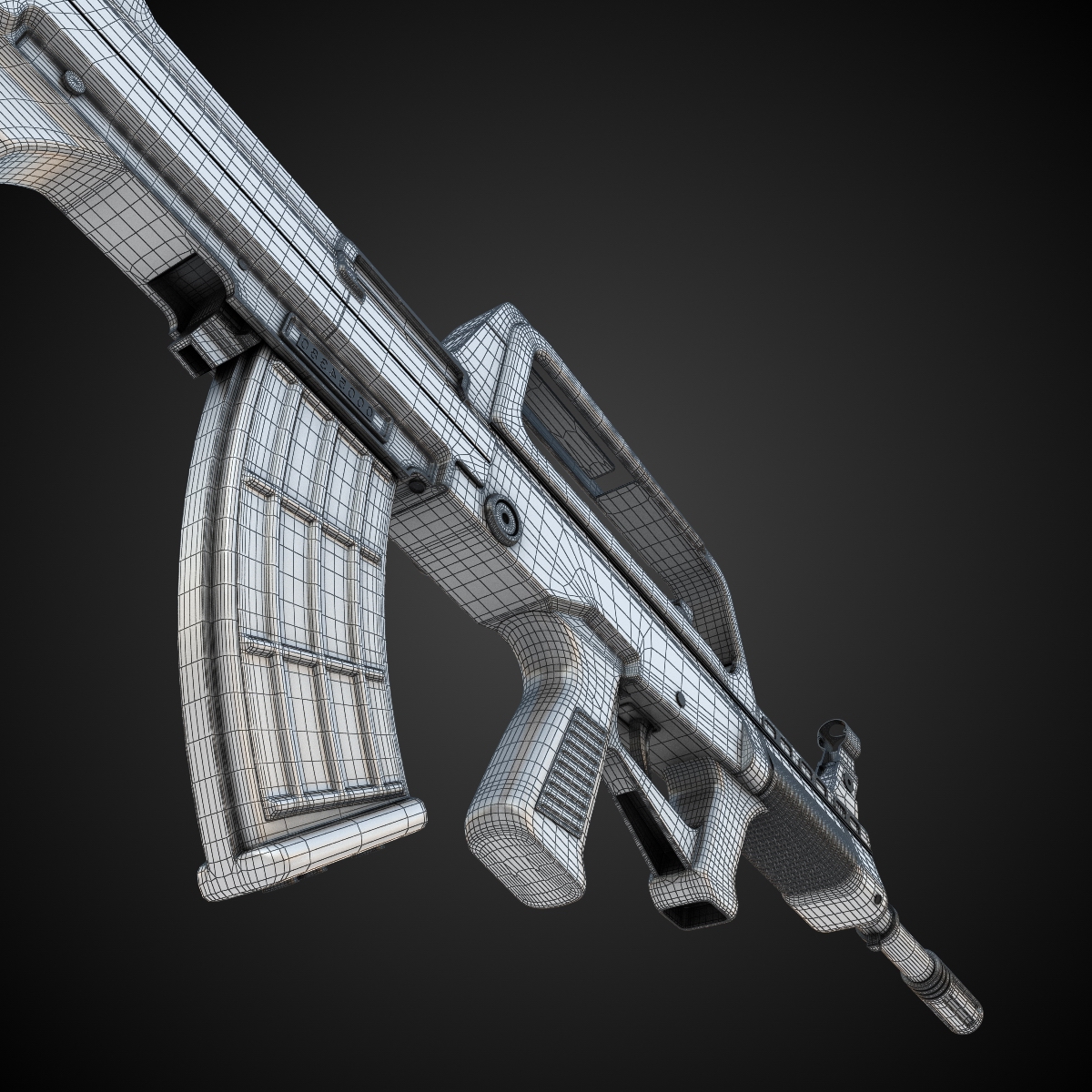 QBZ-95 Assault rifle Hi-Res 3D model | CGTrader