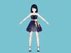 Vroid 3D cute anime character Model Low-poly 3D model 3D model animated ...
