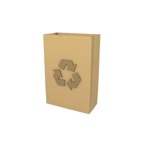 3D model Recycle Paper Bag v1 001 VR / AR / low-poly | CGTrader