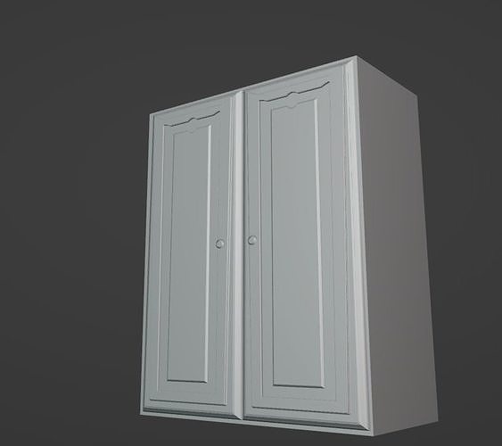 cabinet model free 3D model | CGTrader