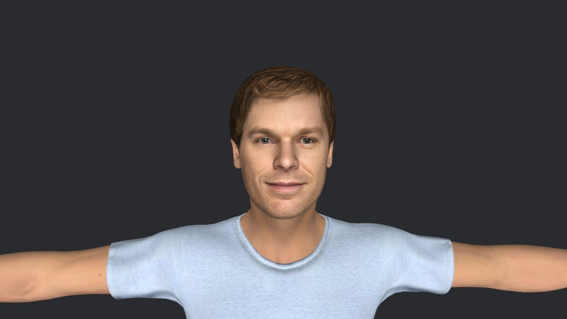 Dexter Morgan Hyper Realistic Full Body Rigged Character 3D model ...