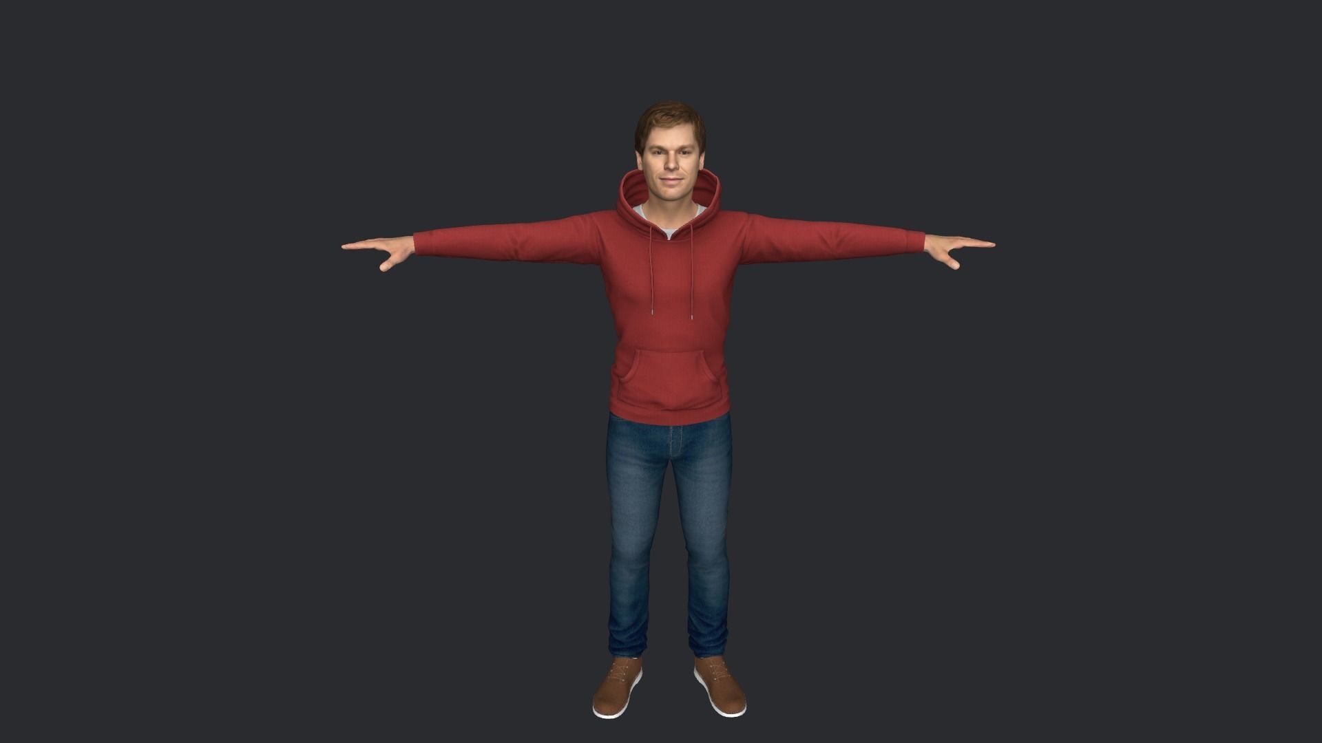 Dexter Morgan Hyper Realistic Full Body Rigged Character 3D model ...