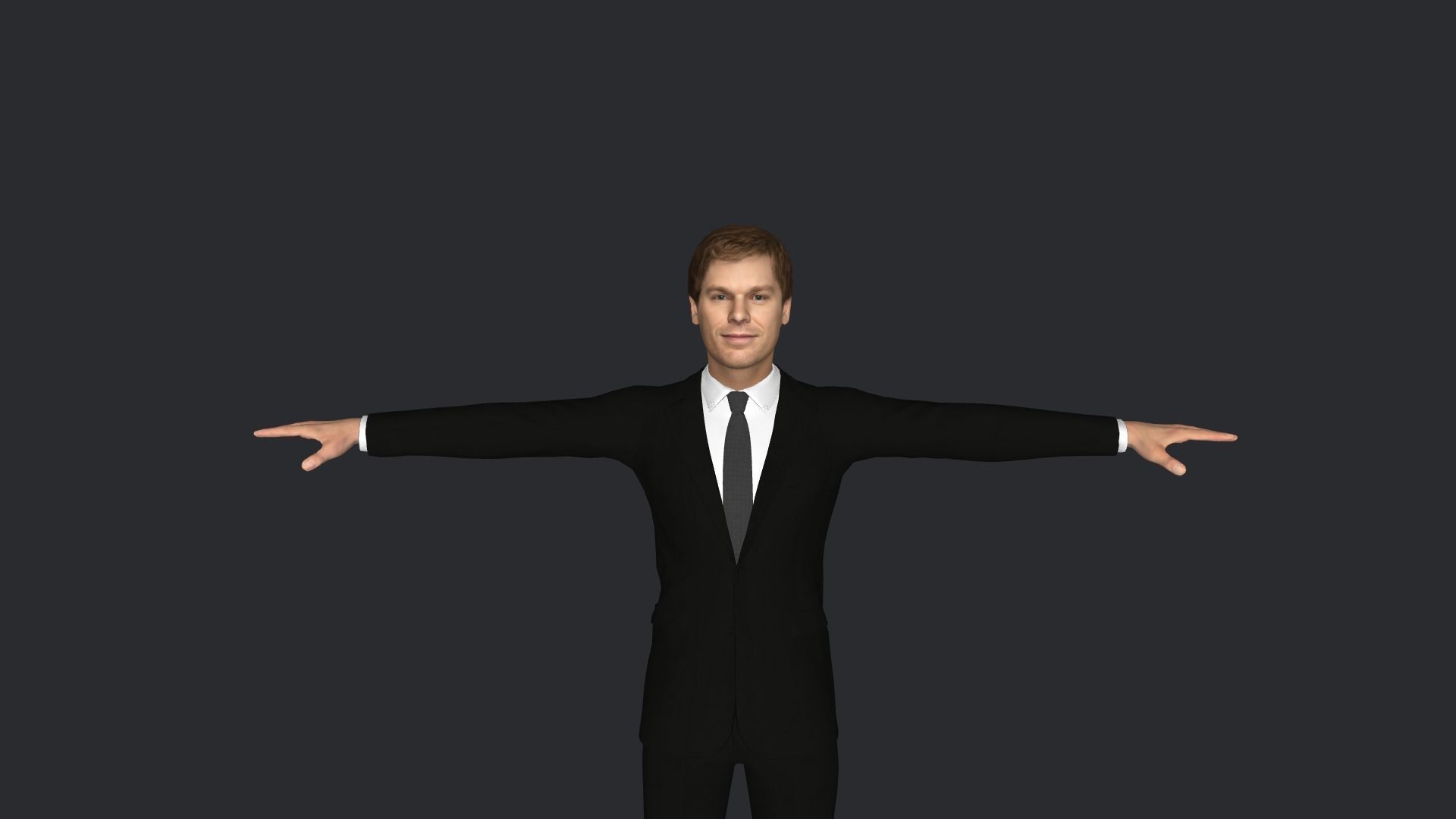 Dexter Morgan Hyper Realistic Full Body Rigged Character 3D model ...