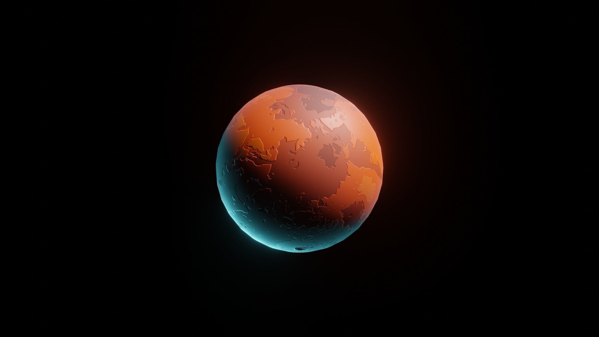 3D model Stylized Planet Mars 3D Model 2k 4k 8k Textures VR / AR / low ...