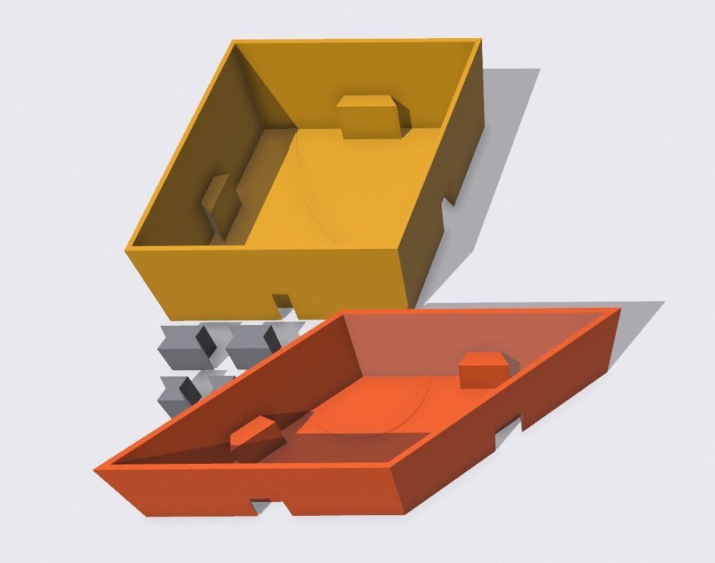 Rhombus-shaped boxes 3D model 3D printable | CGTrader