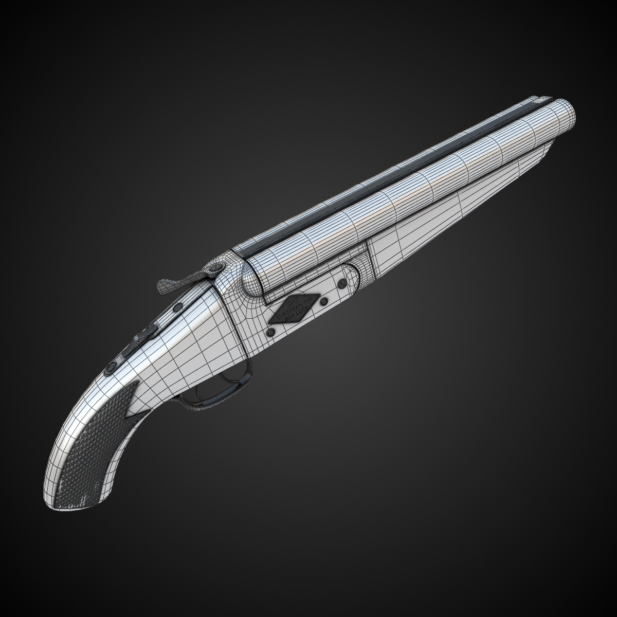 Sawed-off Shorgun Hi-Res 3D model | CGTrader