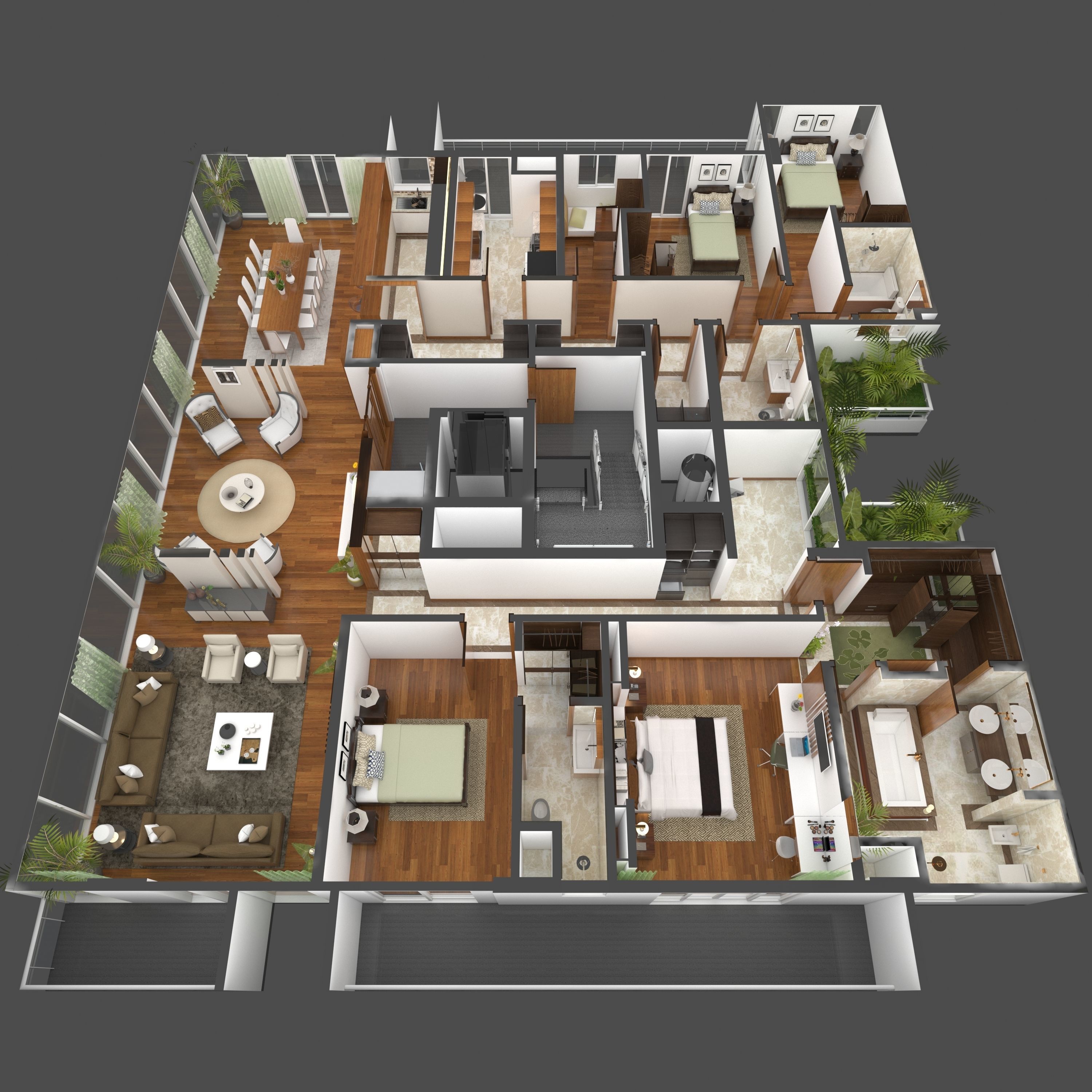 ROYAL CANDY APPARTMENT free VR / AR / low-poly 3D model animated | CGTrader