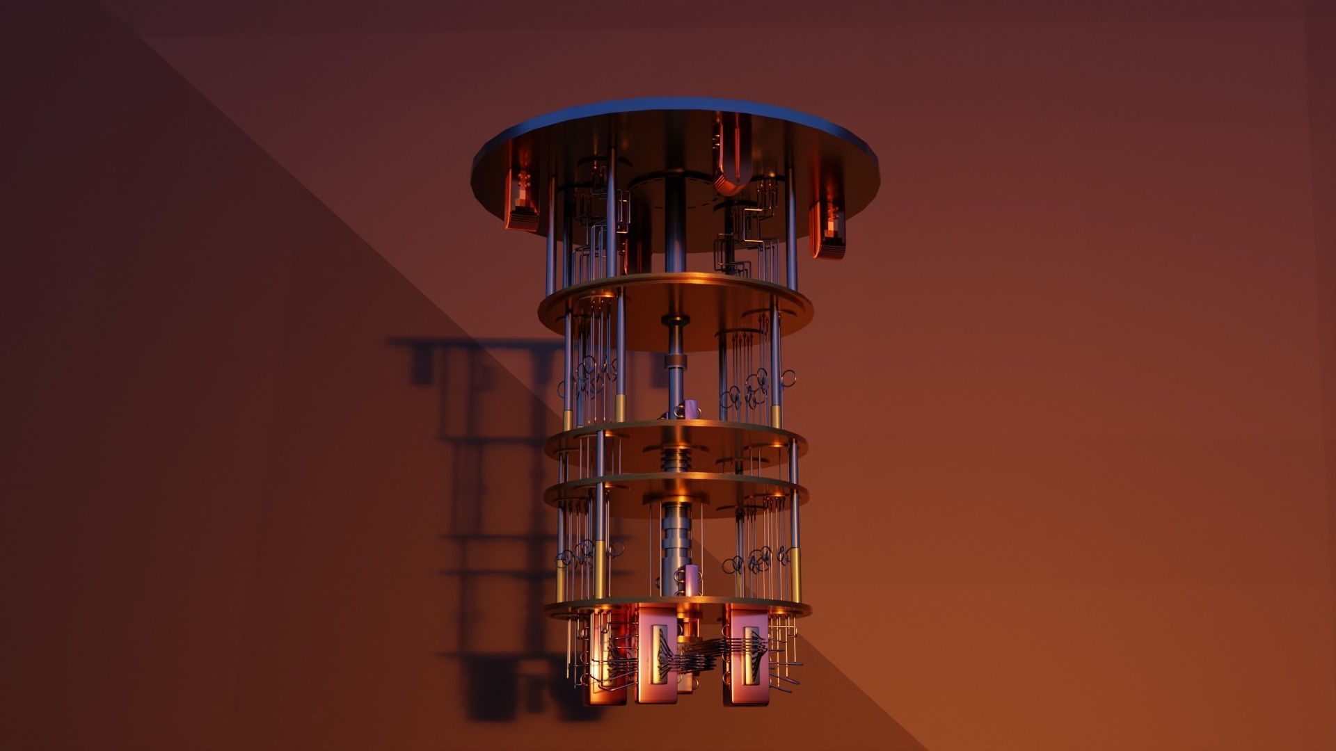 Quantum computer 3D model | CGTrader