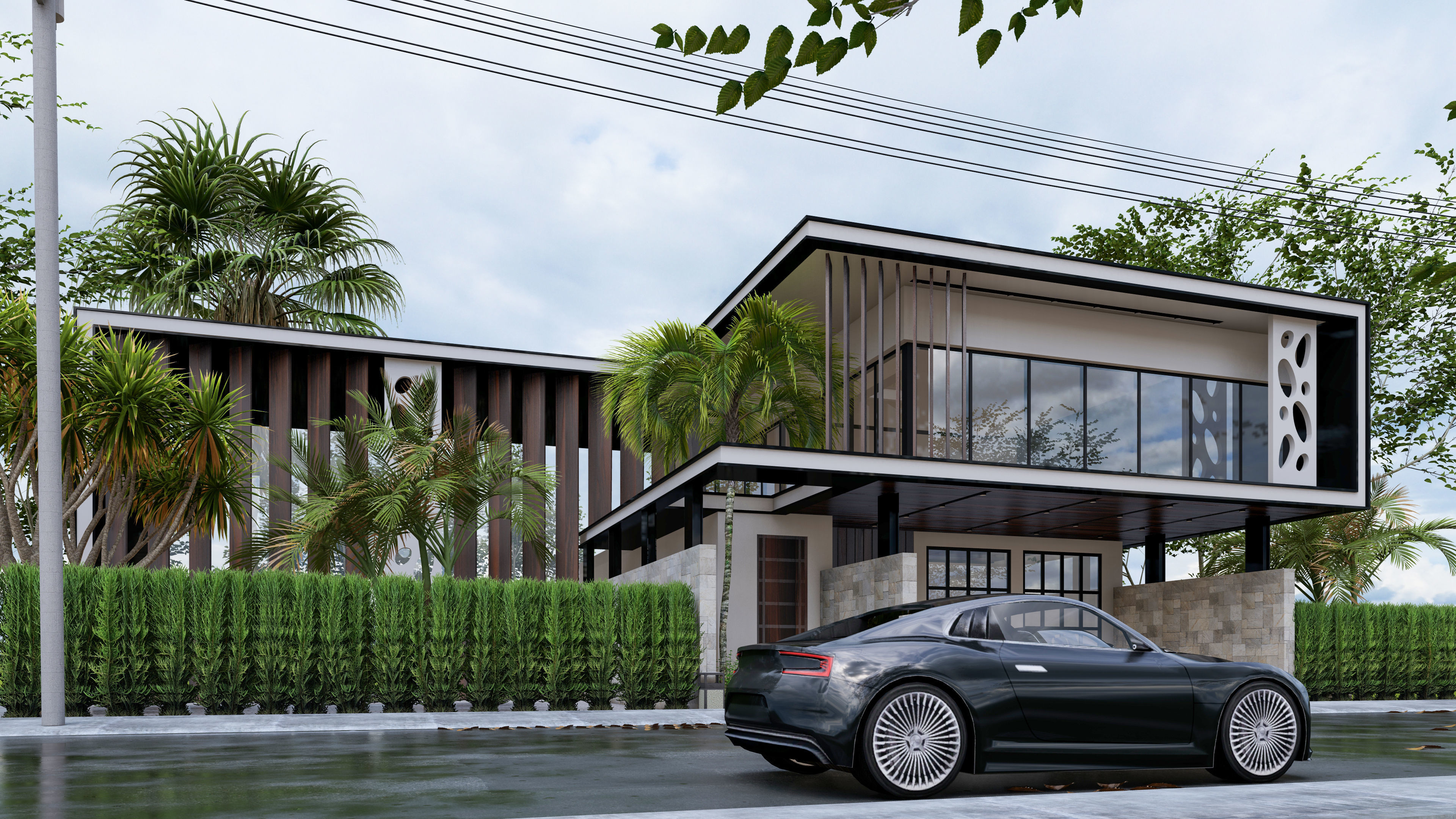 MODERN VILLA 3D model | CGTrader