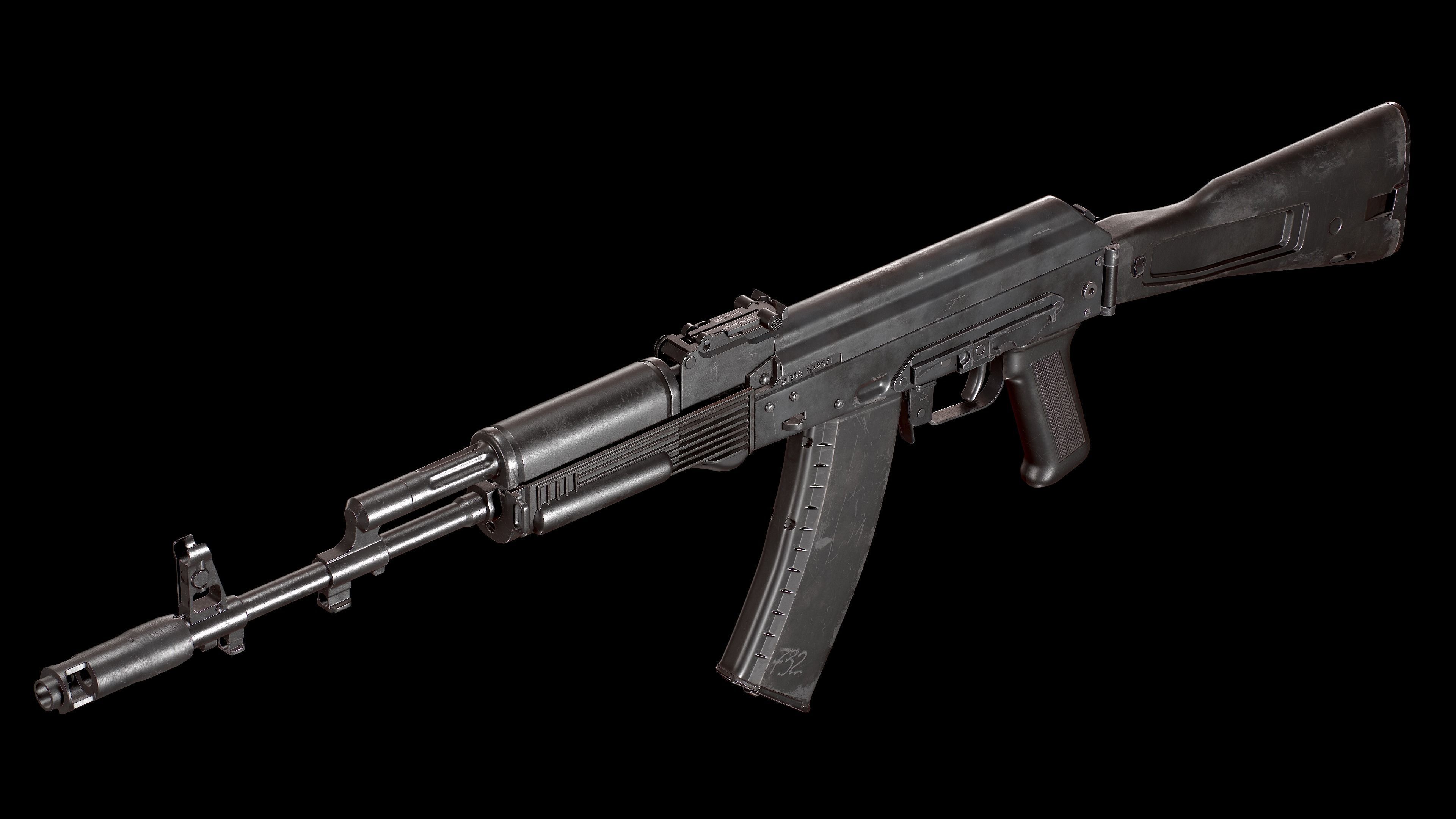 3D model AK74M VR / AR / low-poly | CGTrader