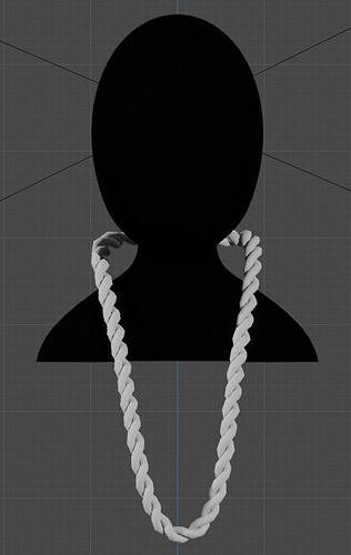 3D model Transform your Style with the Cuban chains VR / AR / low-poly ...