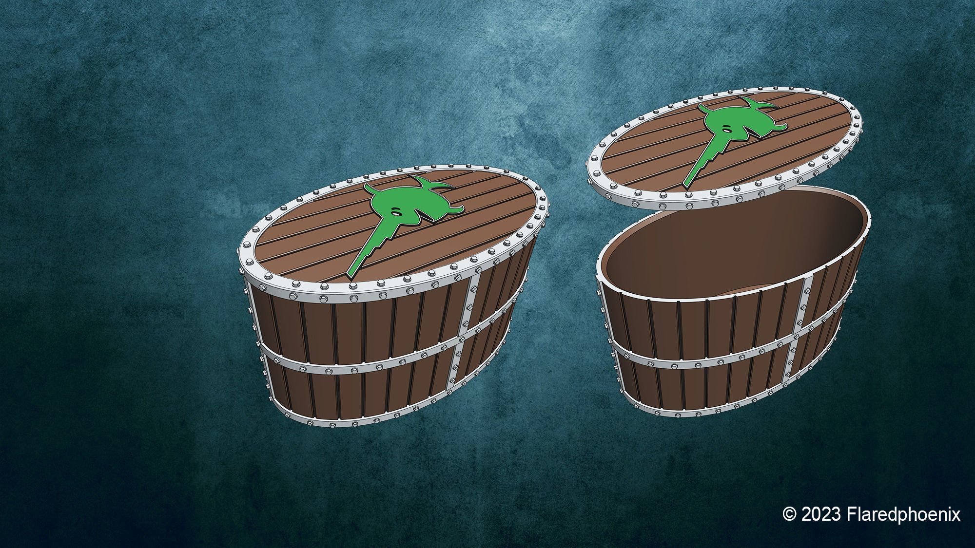 Marine Emblem Box 3D model 3D printable | CGTrader