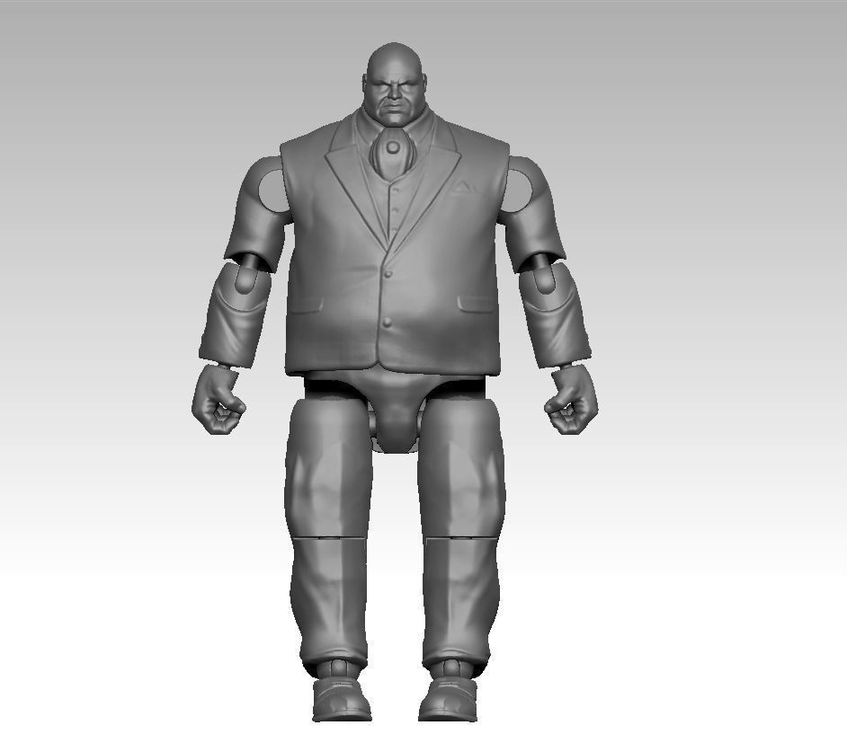 KING PIN WILSON FISK REI DO CRIME ARTICULATED ACTION FIGURE 3D model 3D ...
