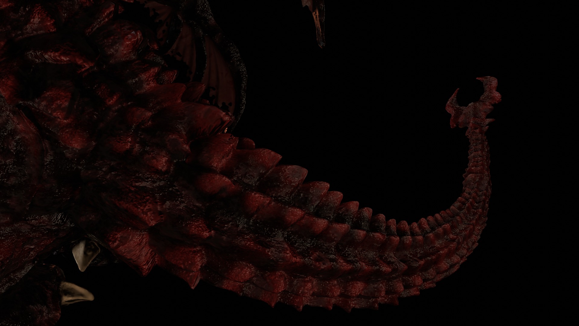 3D model Destoroyah Kaiju low-poly 3d rigged model VR / AR / low-poly ...