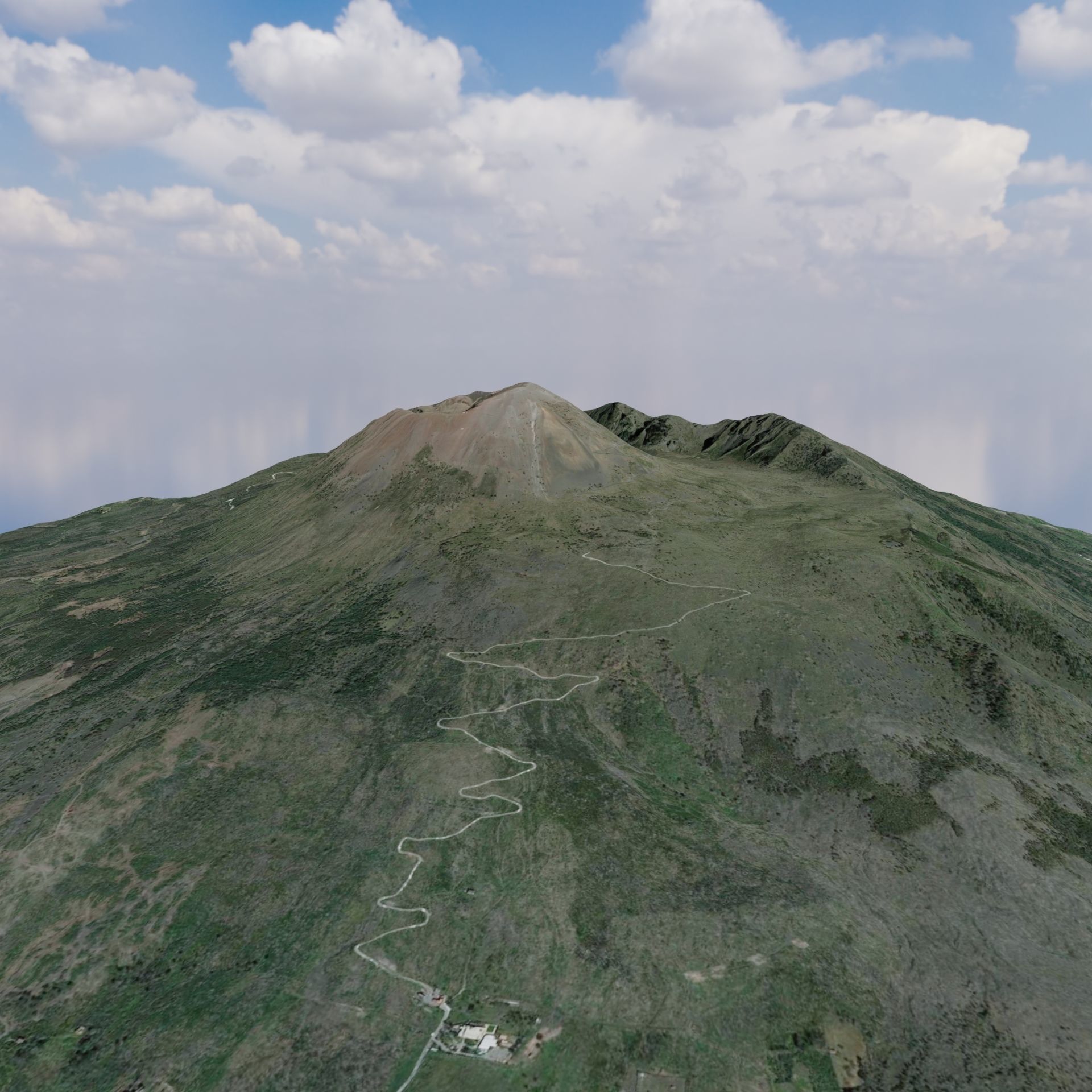 3D model of the Italian volcano Vesuvio 3D model | CGTrader