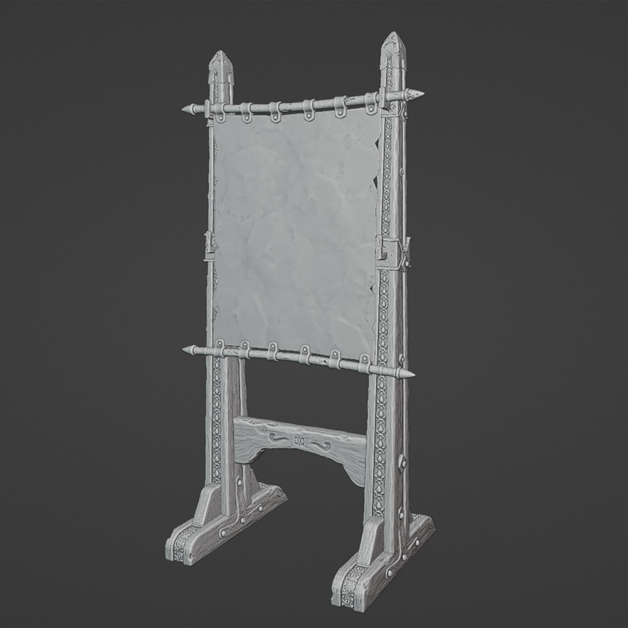 3D model Map Stand - Pirate Game VR / AR / low-poly | CGTrader