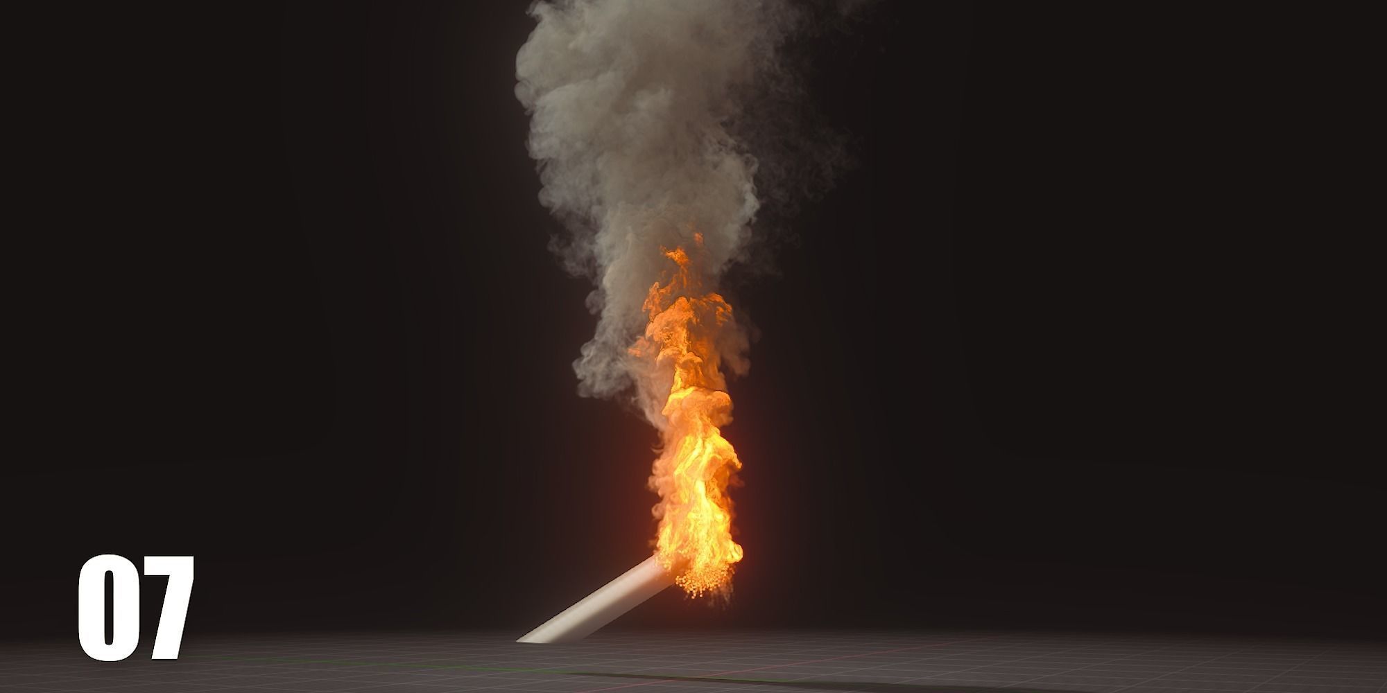 Simple Fire Pack 10 Animated VDB Models 3D model animated | CGTrader