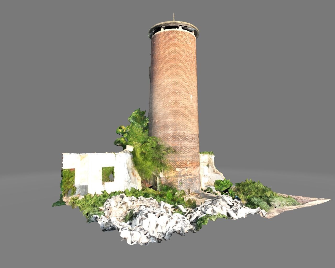 Zbrojovka Tower building free 3D model | CGTrader