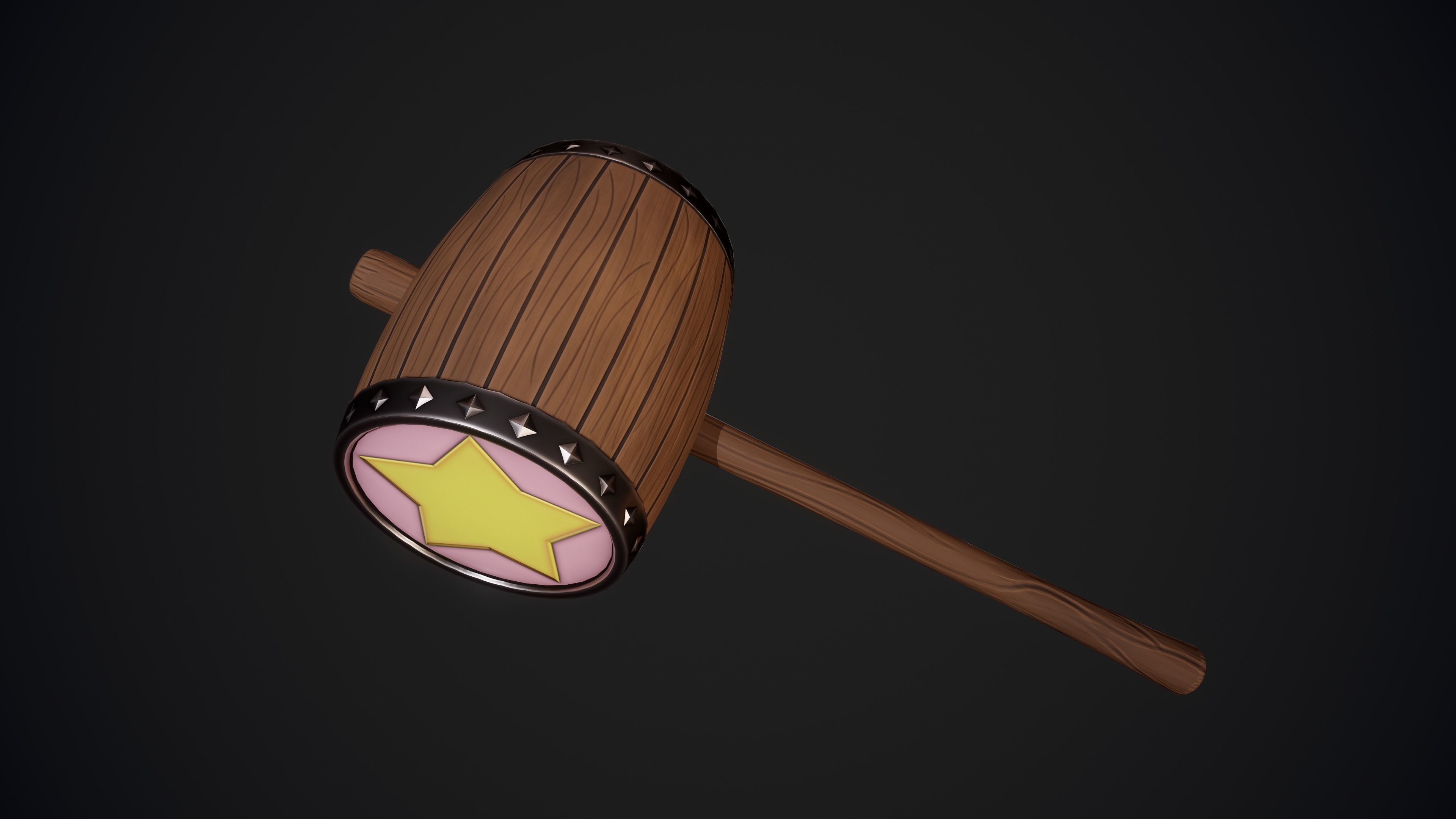 Stylized King DeDeDe Hammer 3D model 3D printable | CGTrader