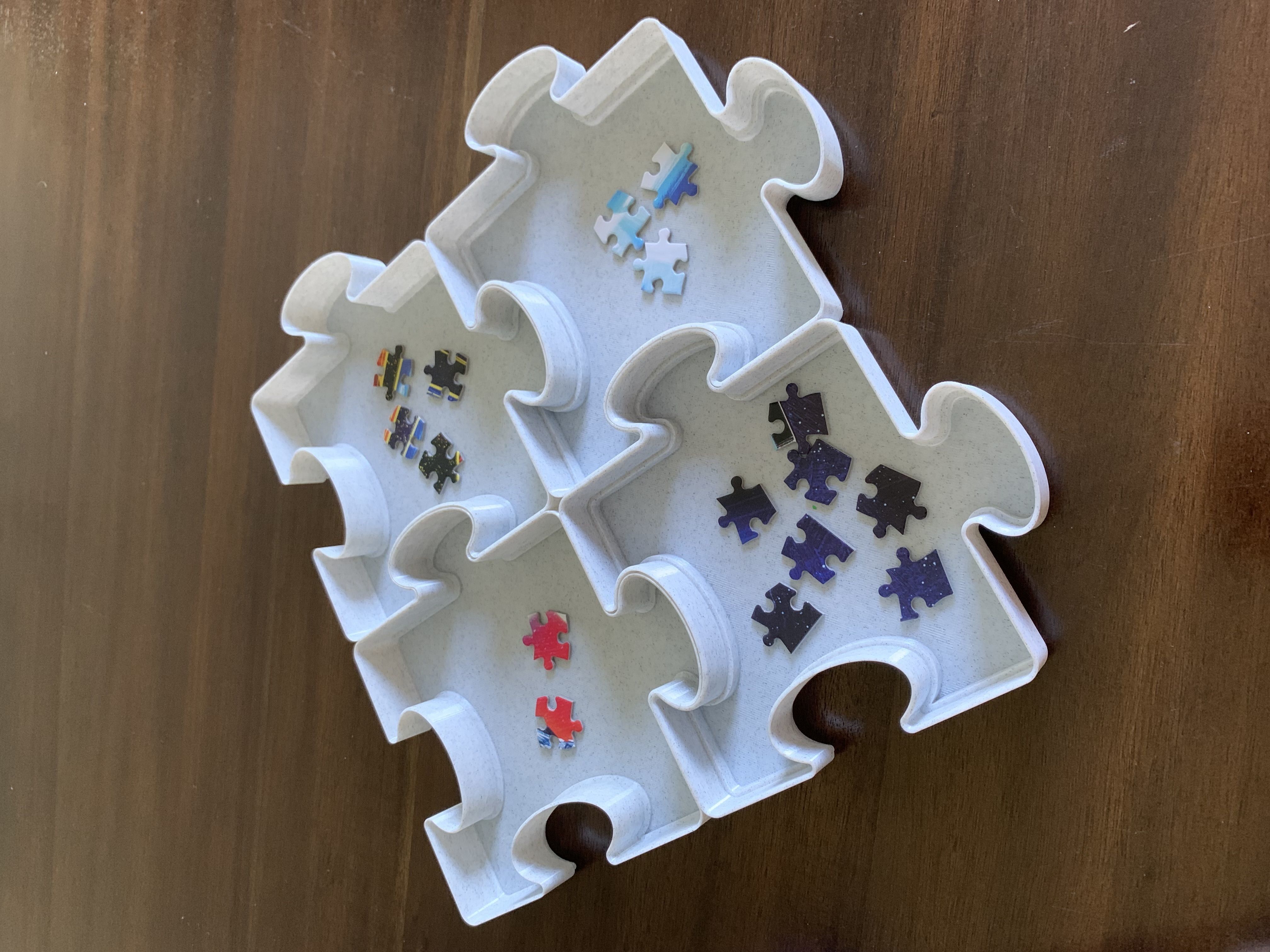Stackable and Interlocking Puzzle Organizers 3D model 3D printable ...