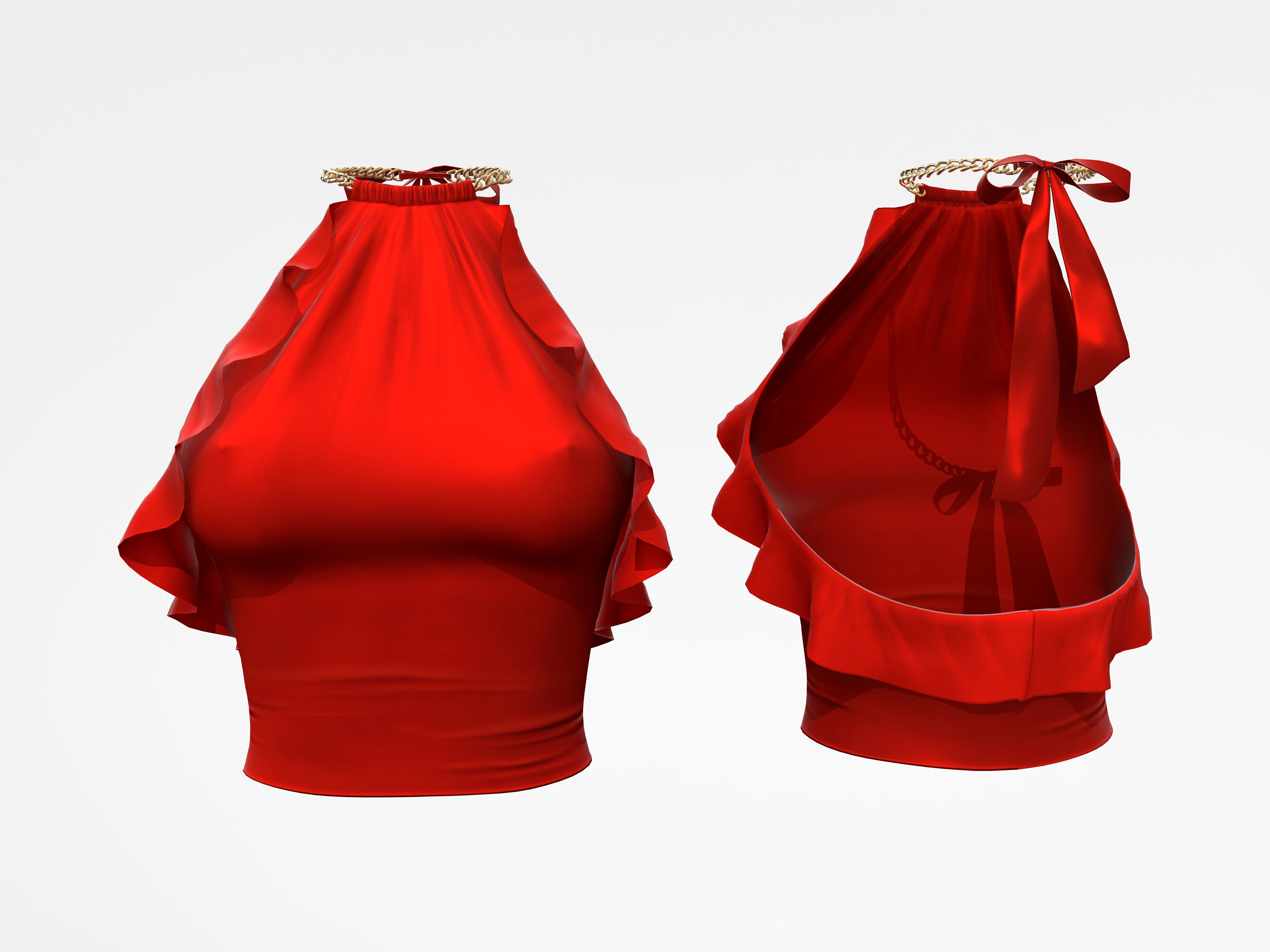 3D model Halter Top Mia VR / AR / low-poly | CGTrader