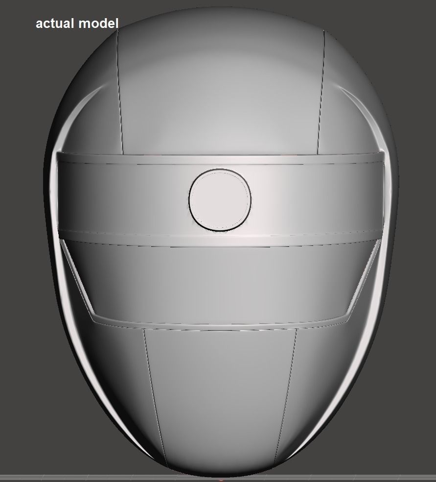 Power Rangers Alien MMPR Red Ranger helmet 3D model 3D printable | CGTrader