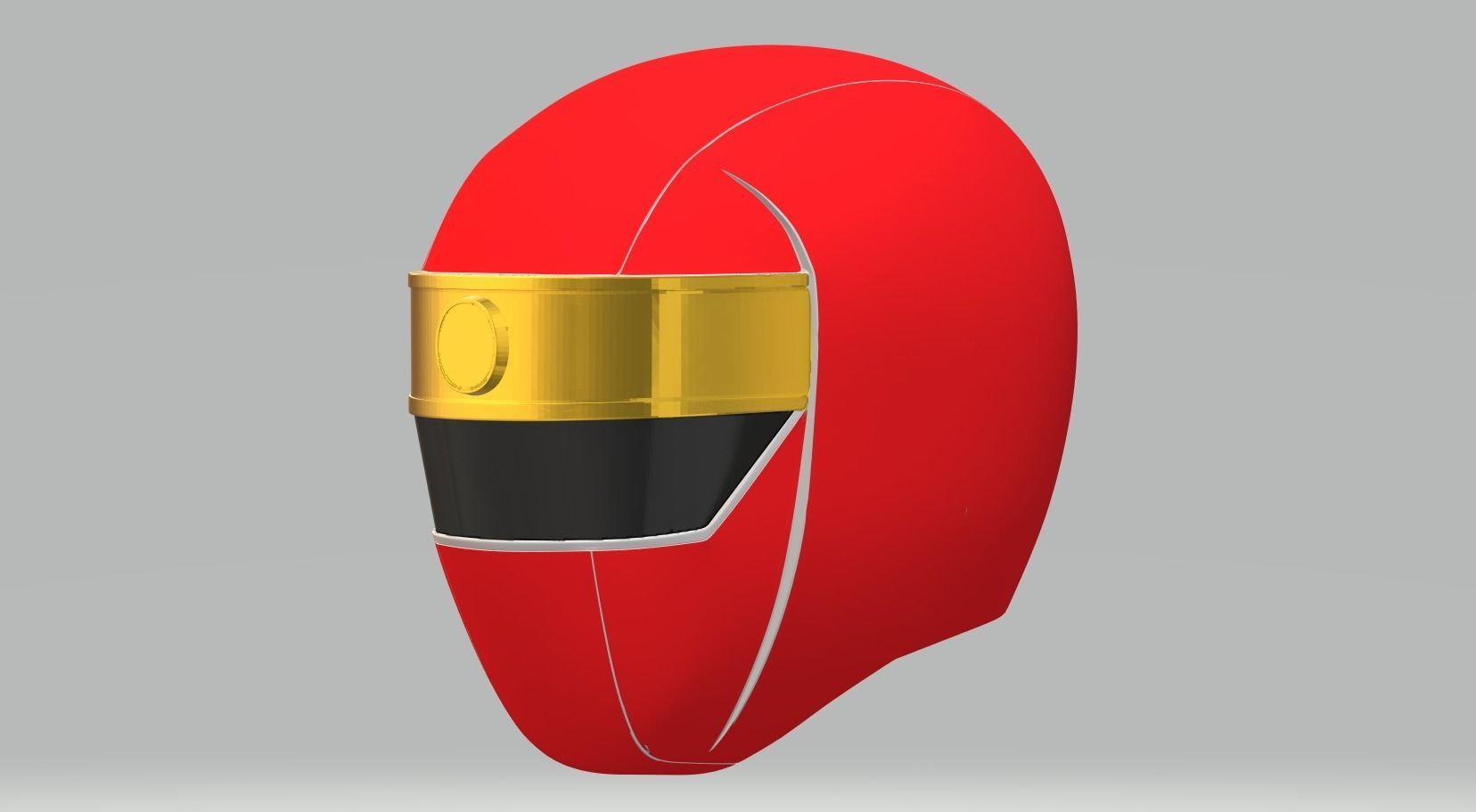 Power Rangers Alien MMPR Red Ranger helmet 3D model 3D printable | CGTrader