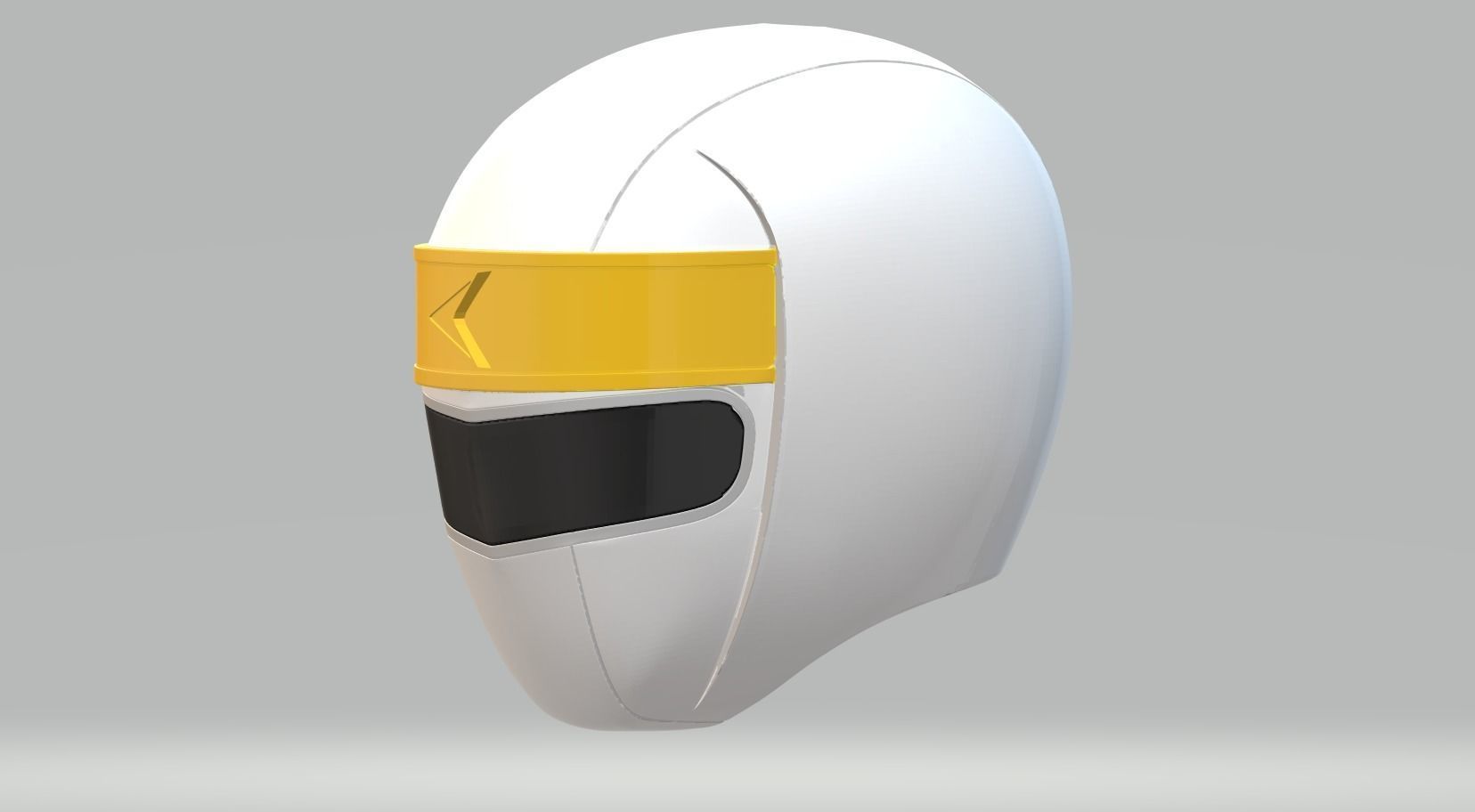 Power Rangers Alien MMPR White Ranger helmet 3D model 3D printable ...