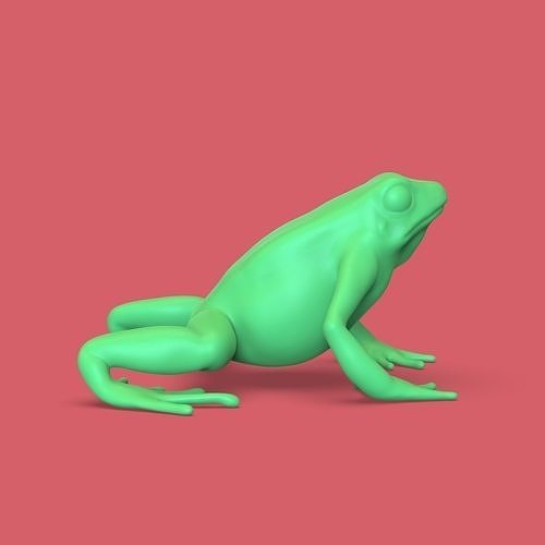 frog stl 3D model 3D printable | CGTrader